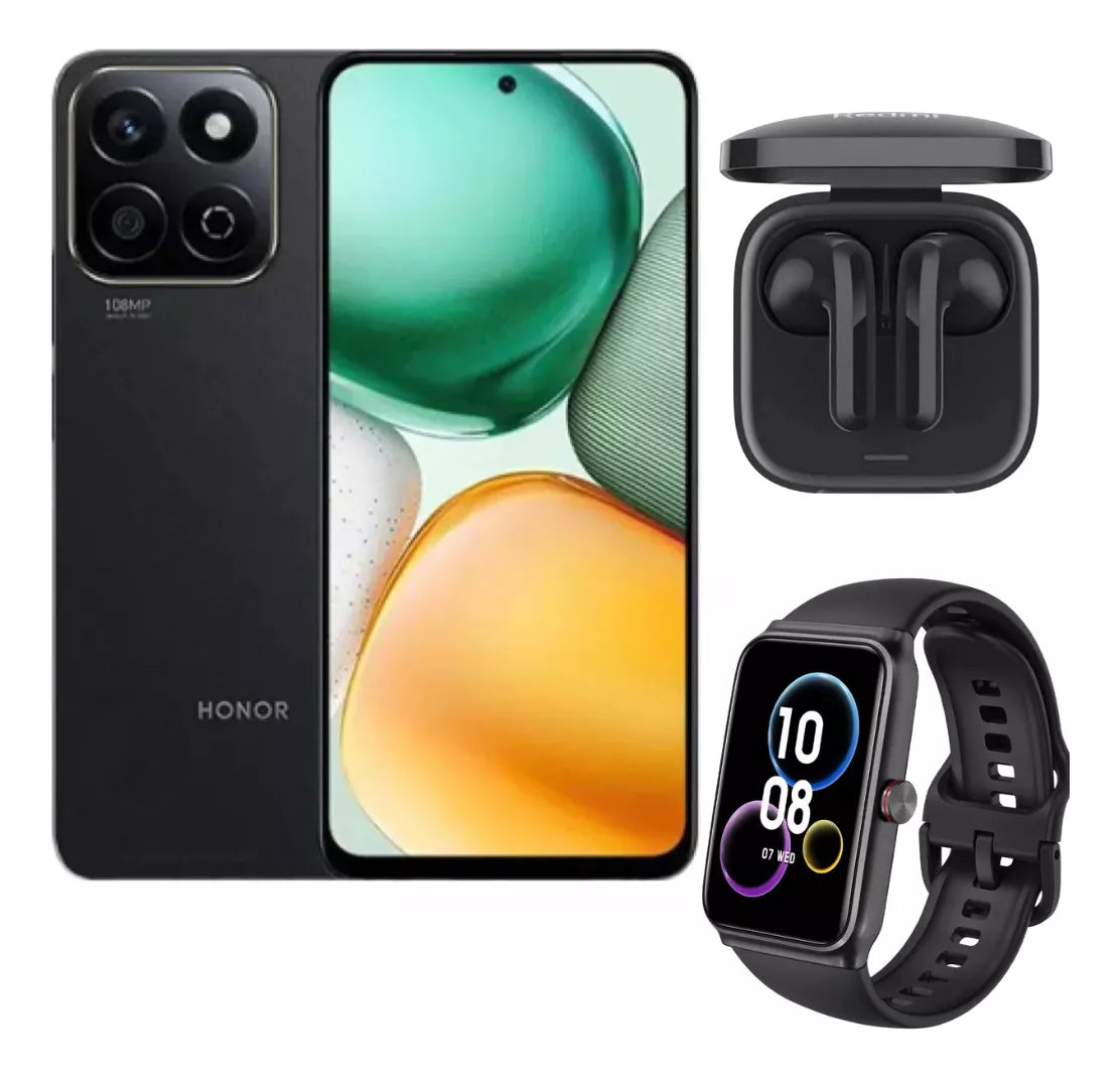 Honor X7c 256gb 8gb + Honor Band Choice + Buds 6 Active – VERTESELER